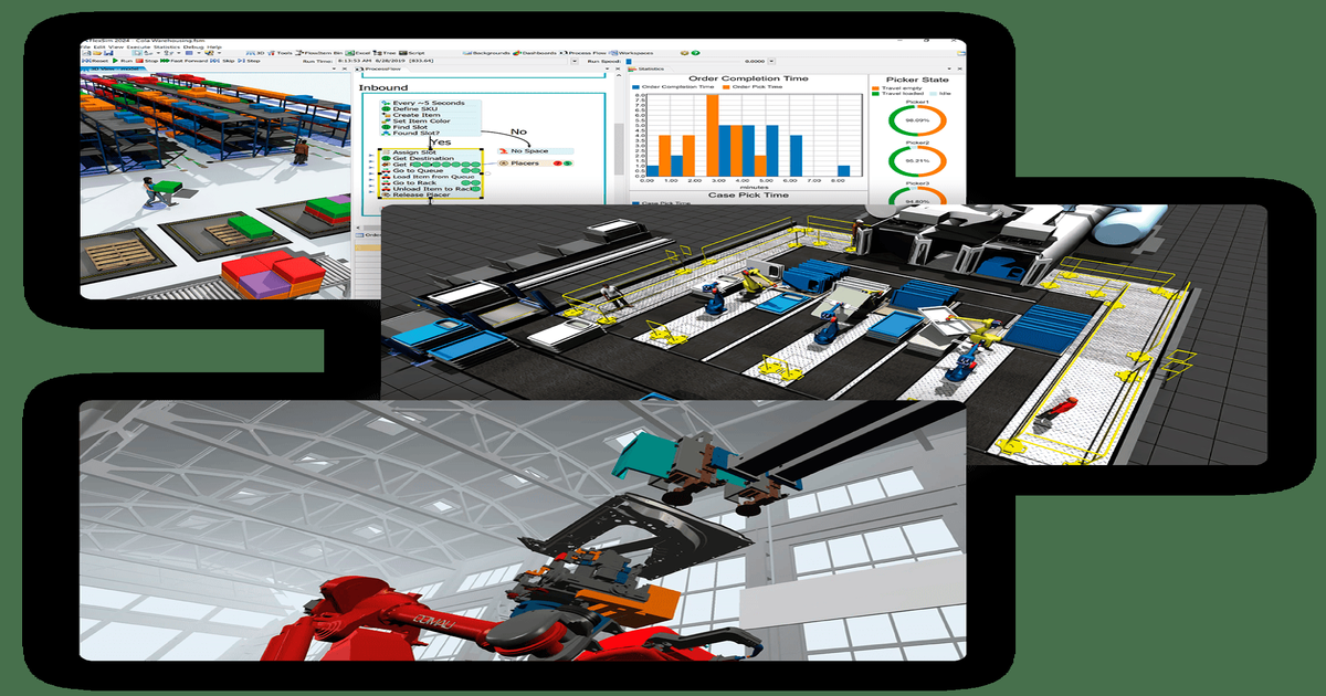 Descargar Autodesk FlexSim 2026 — Demo Gratuito | Factible